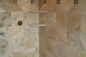 Travertine Master Bathroom Tile in Windsor